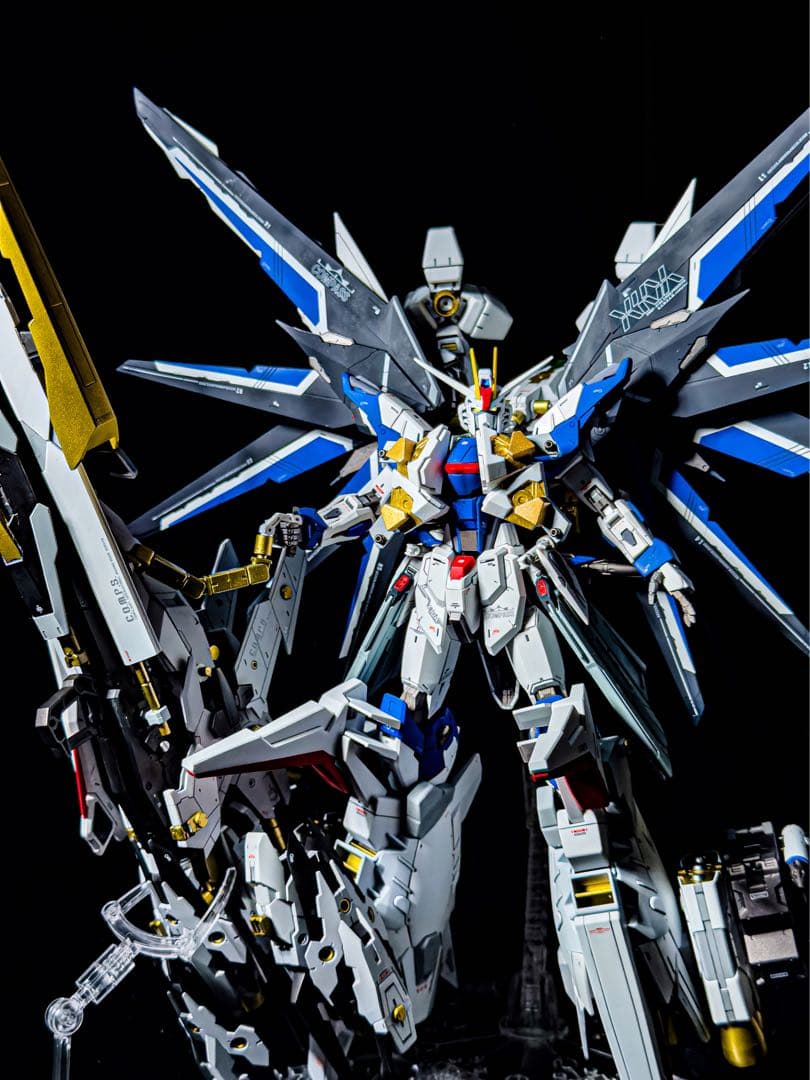 MG1/100 ライジングフリーダムガンダム ゼウスシルエット ミキシング完成品