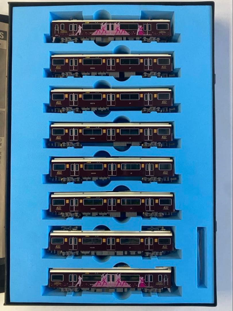 阪急宝塚歌劇100周年記念ラッピング車9000系9009F宝塚線8両セット系