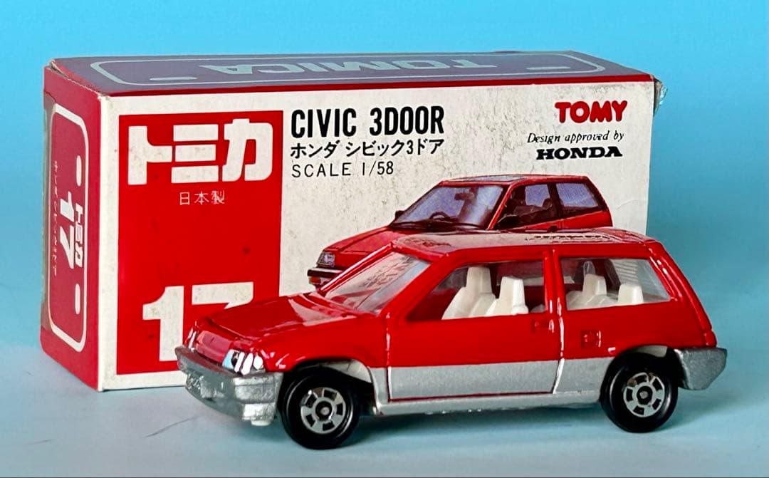トミカ赤箱 17 ホンダ シビック 3ドア