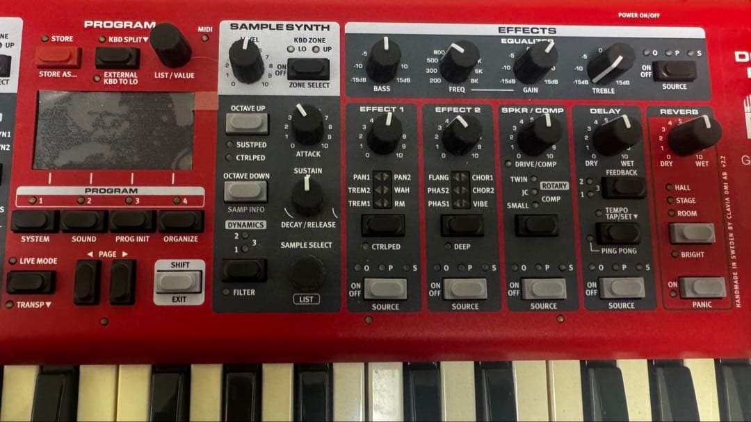 Nord Electro 6D 61鍵　CLAVIA 純正ケース、ペダル付き