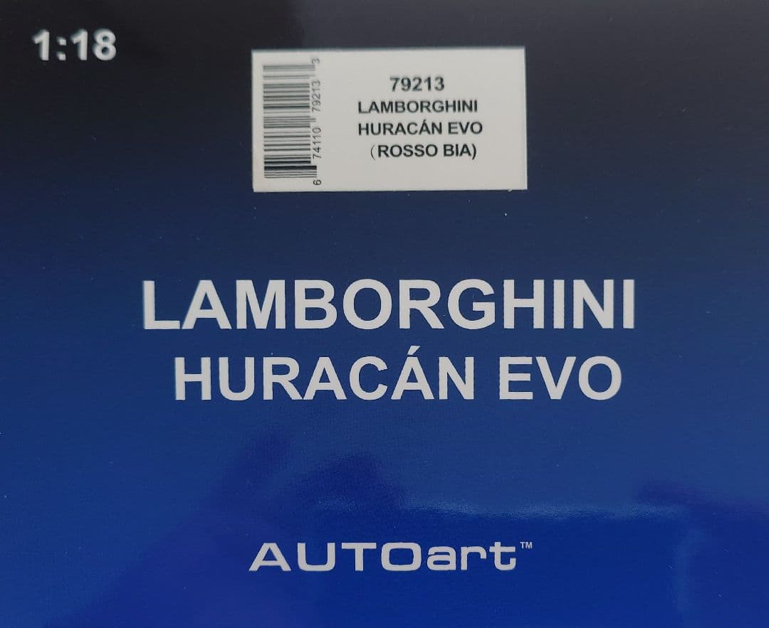 Lamborghini Huracán EVO レッド1/18【AUTOART】