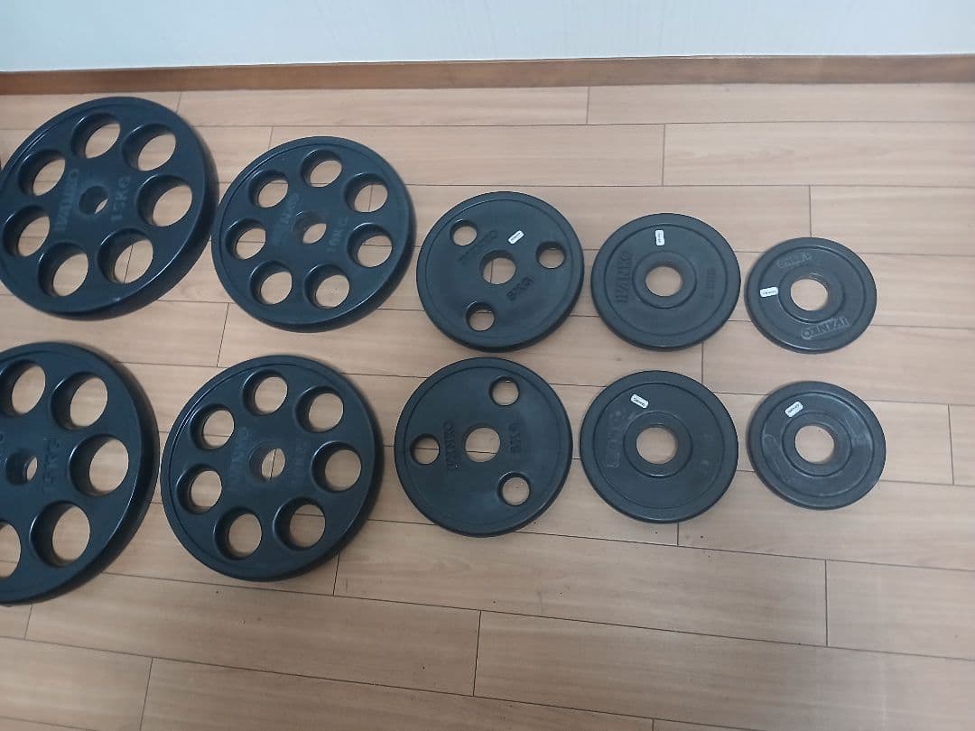 IVANKO (イヴァンコ)オリンピックプレートセット計107.5kg