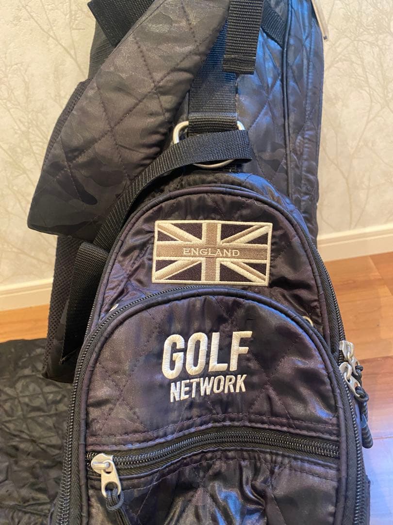 Admiral ✖️ GOLF NETWORK　キャディバッグ 黒