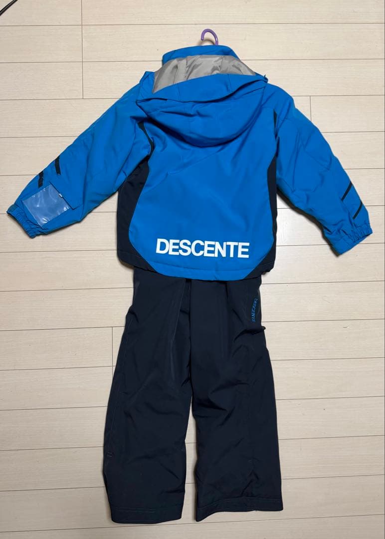 DESCENTE スキーウェア 子ども用 青色