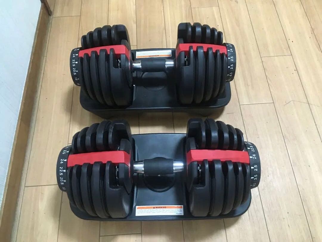 ② 可変式ダンベル 24Kg x 1個
