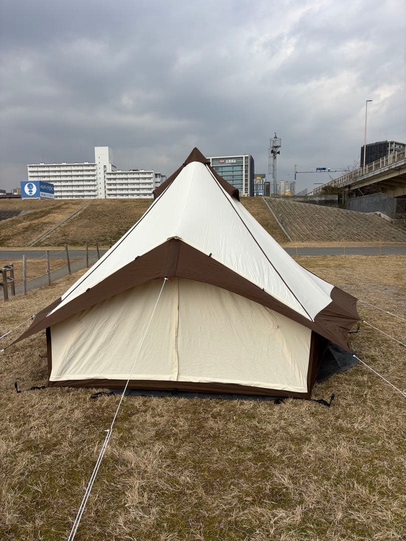 小川グロッケ12TC➕ハーフインナーテント、☆クリーニング、超撥水加工済