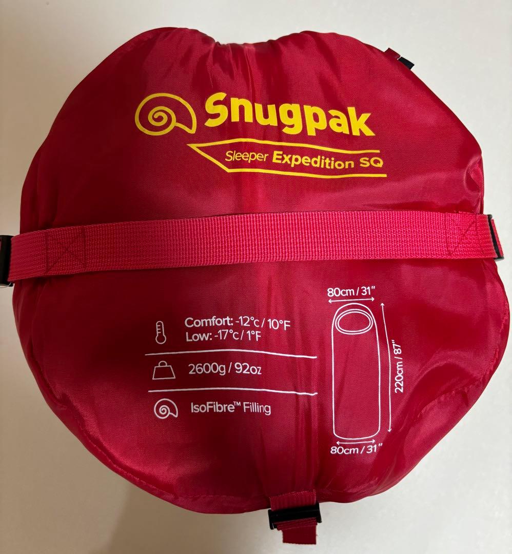 Snugpak（スナグパック）レッド シュラフ 寝袋
