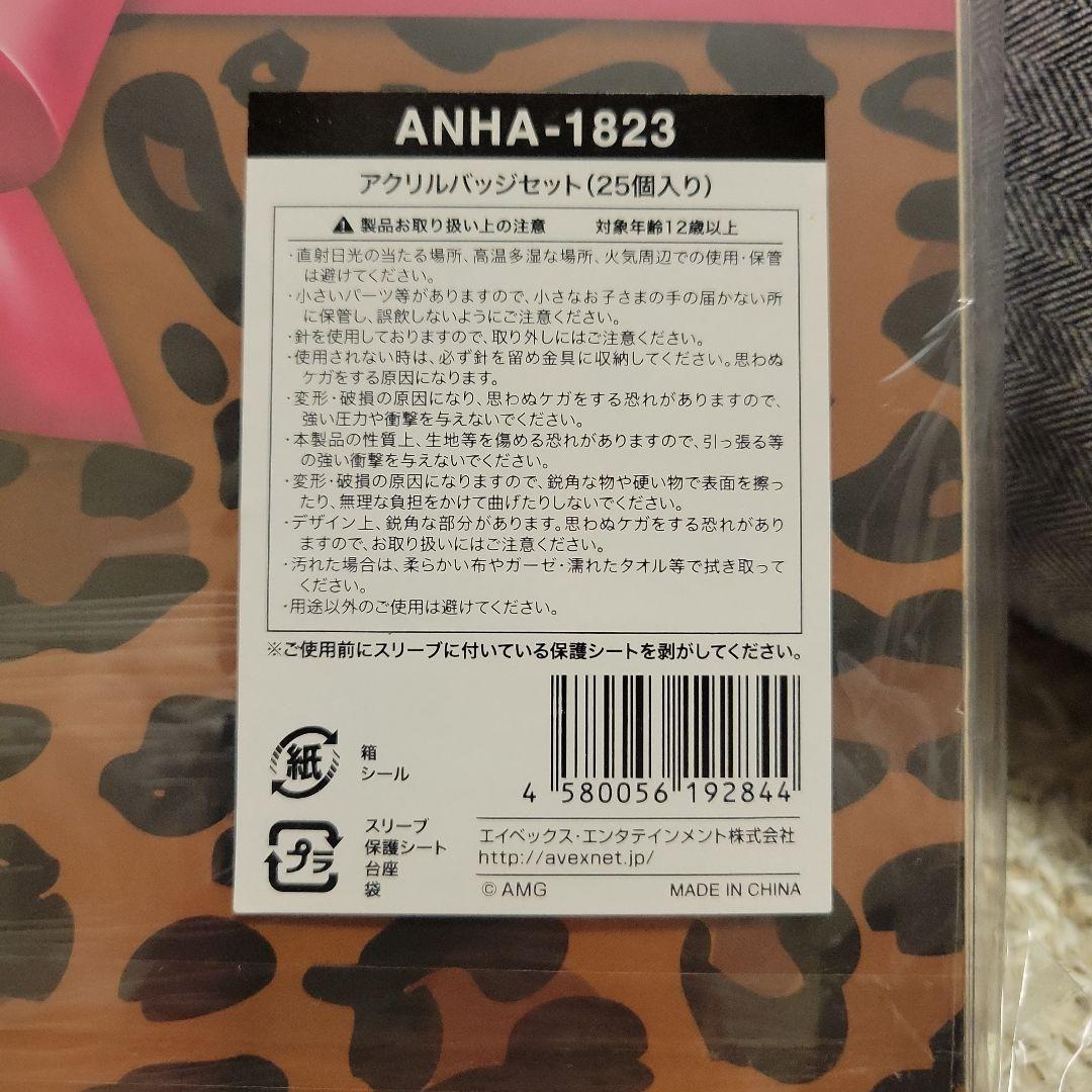 浜崎あゆみ 25th Anniversary アクリルバッジ　ポストカード付き