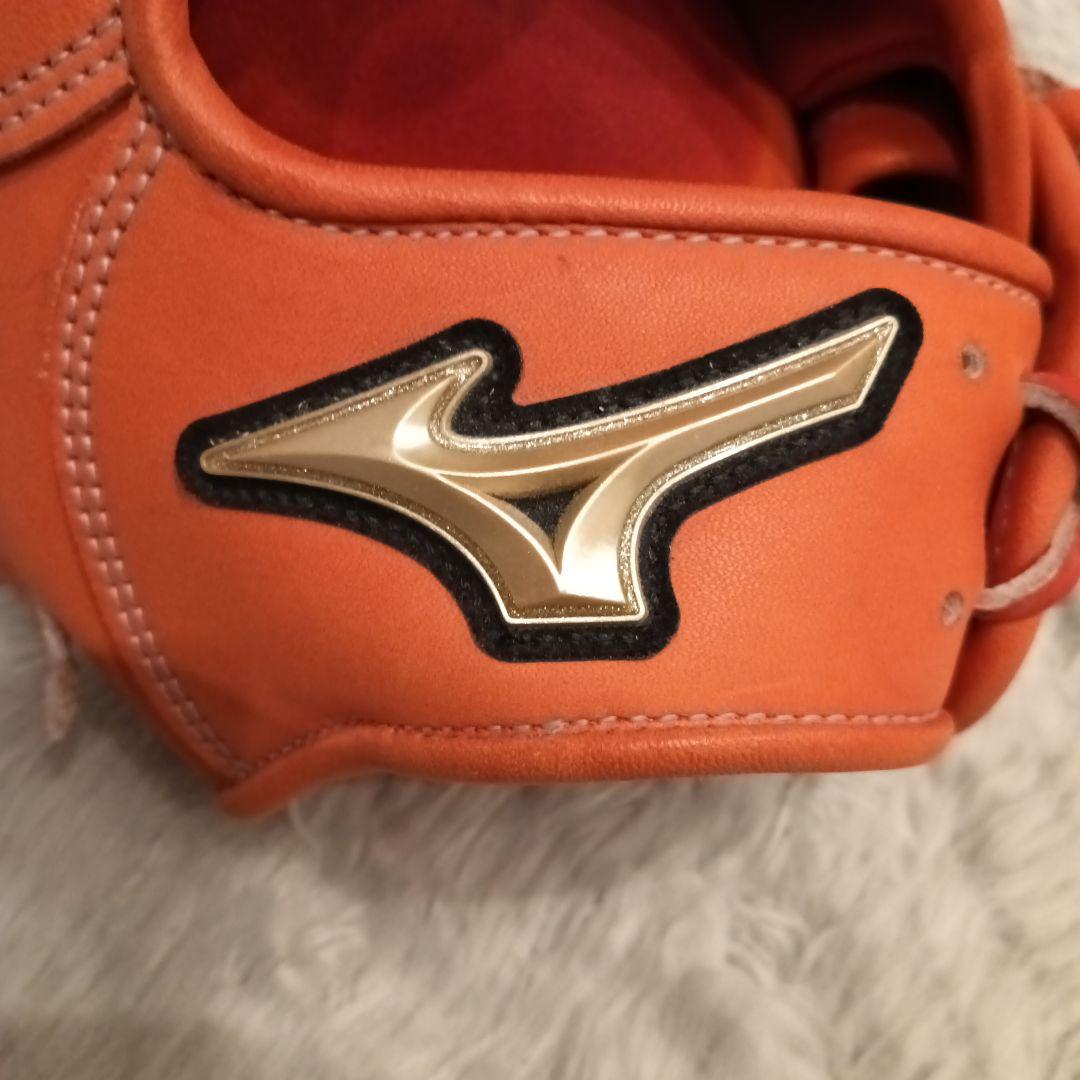 Mizuno Global Elite オレンジ グローブ左投げ