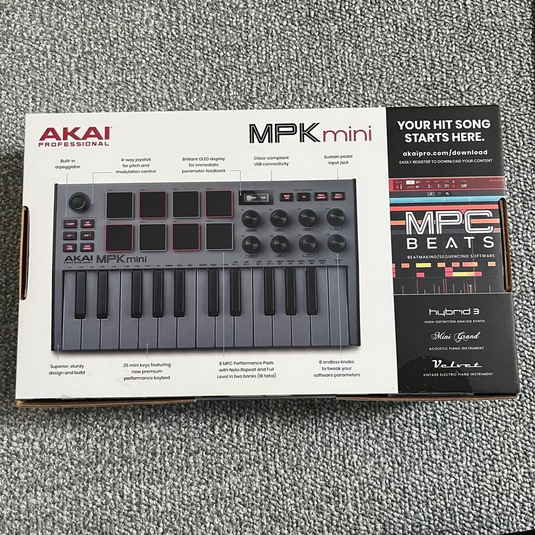 AKAI MPK mini MIDIキーボード 箱付き