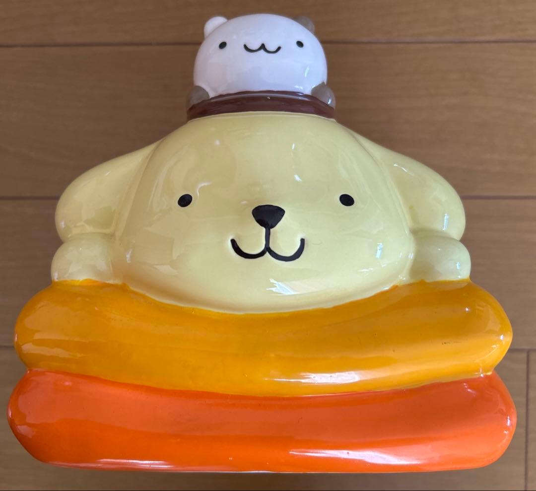 ポムポムプリン 陶器製　貯金箱