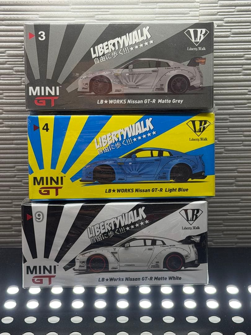 ミニカー MINI GT LB WORKS NISSAN GT-R 3car set