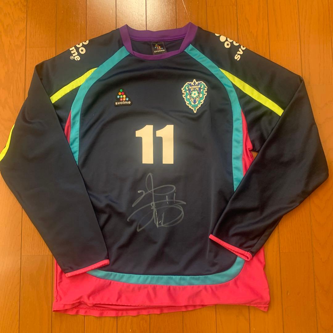 非売品　アビスパ福岡　練習試合用実使用ユニフォーム　サイン入り