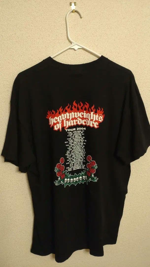 1日セール！Hatebreed 2004年ツアーTシャツ 黒