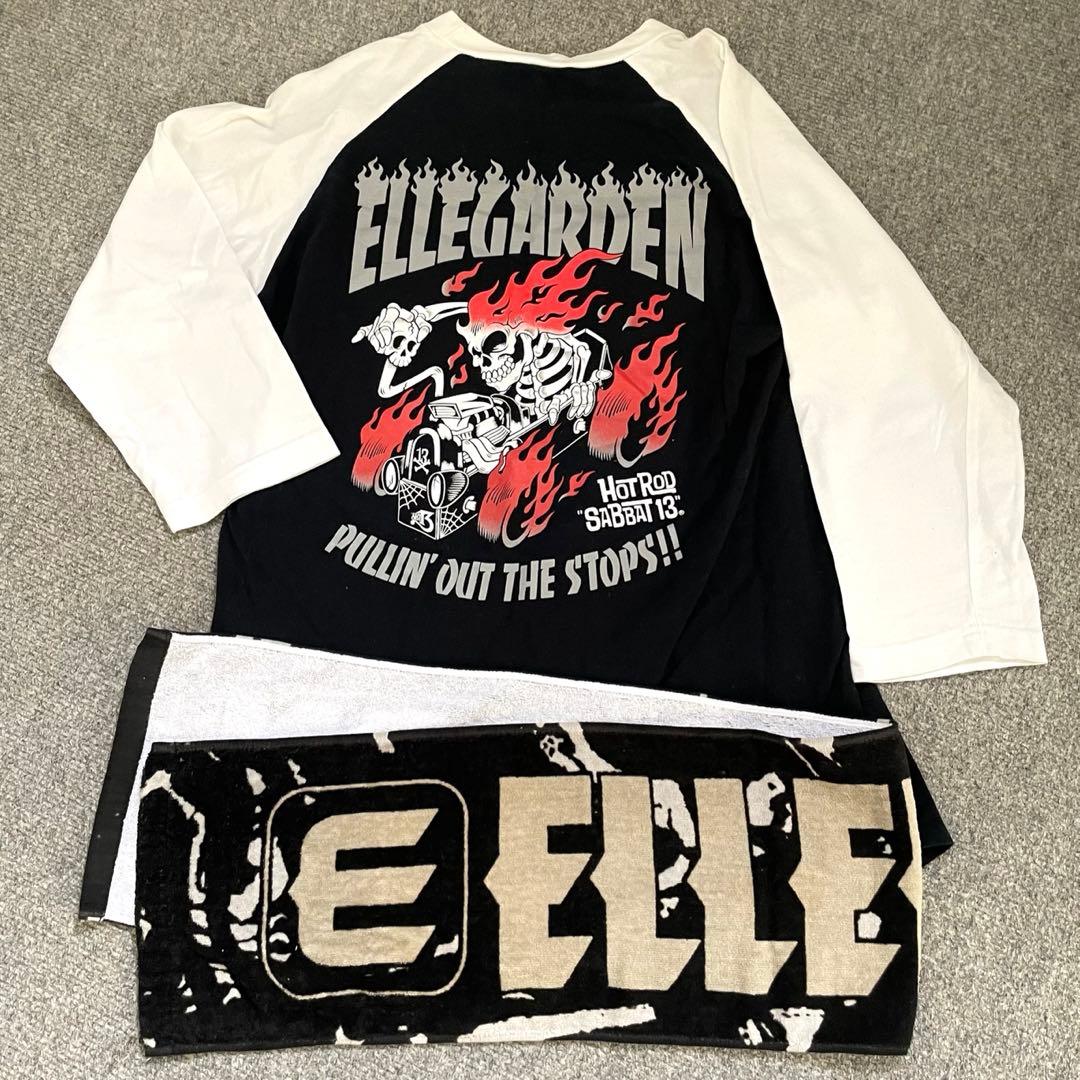 レア ELLEGARDEN ラグランTシャツ＆タオル 2個セット Lサイズ