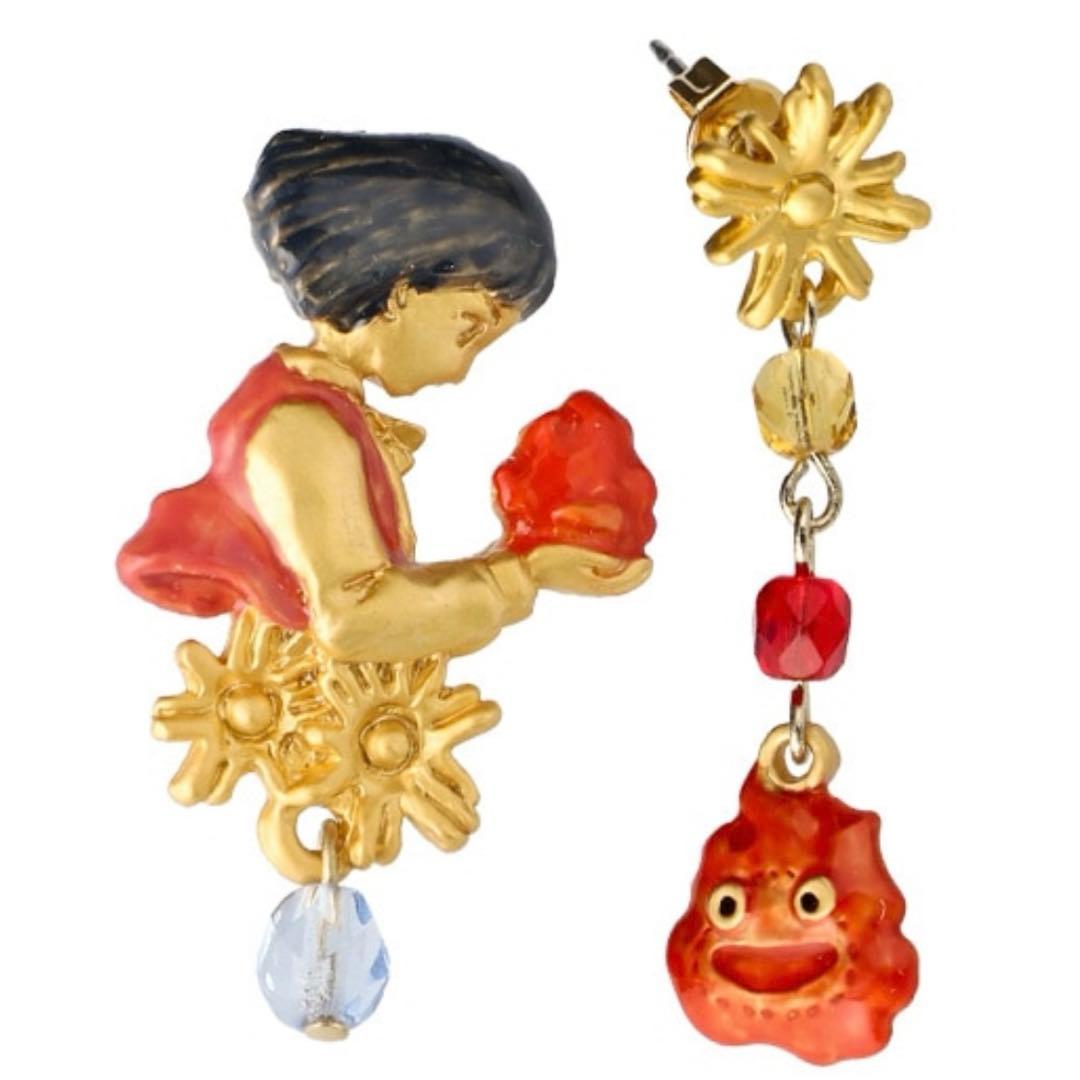 スタジオジブリ ハウルの動く城　カルシファー　ピアス限定商品　完売品