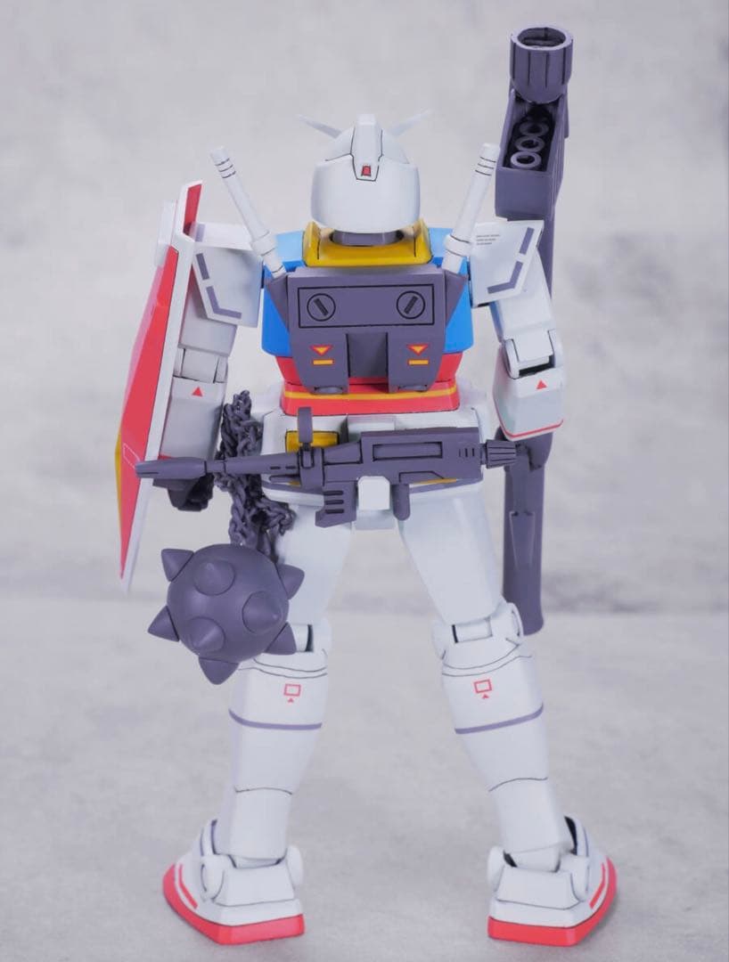 値下げ不可　塗装済み完成品　1/144 旧キット　ガンダム　初代　RX-78