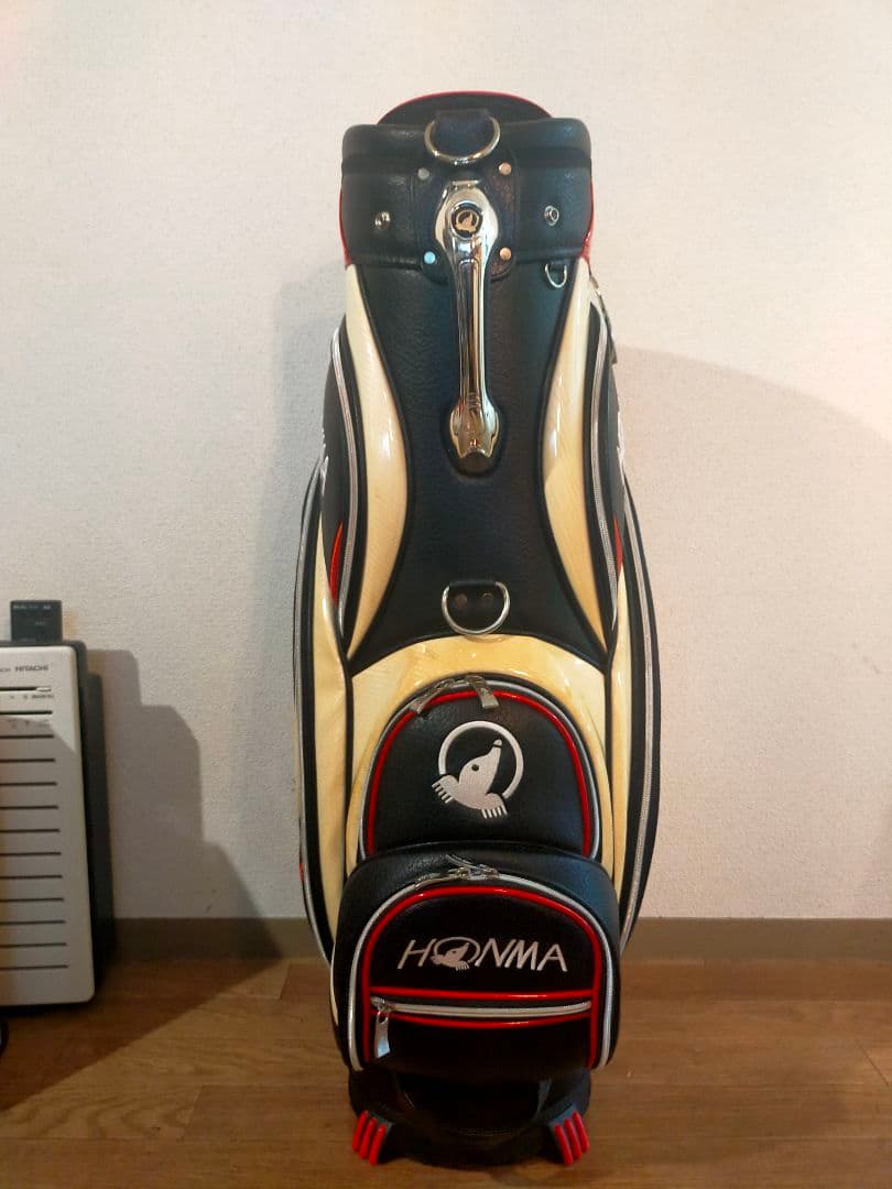 【ゴルフ】キャディバッグ HONMA ５分割 底面ロゴ仕様（希少）