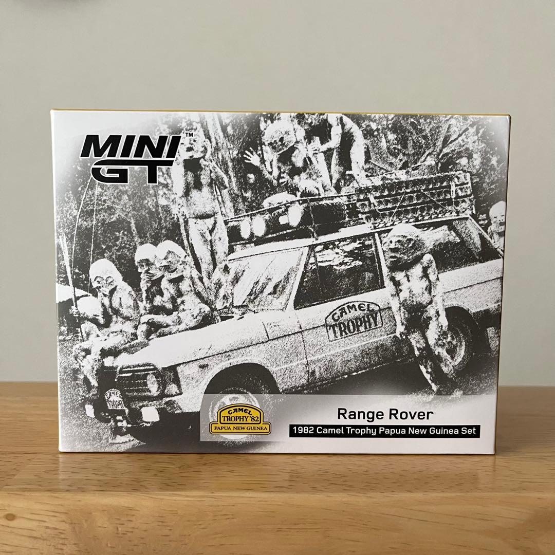 MINI GT レンジローバー キャメルトロフィー フィギュア セット 1/64
