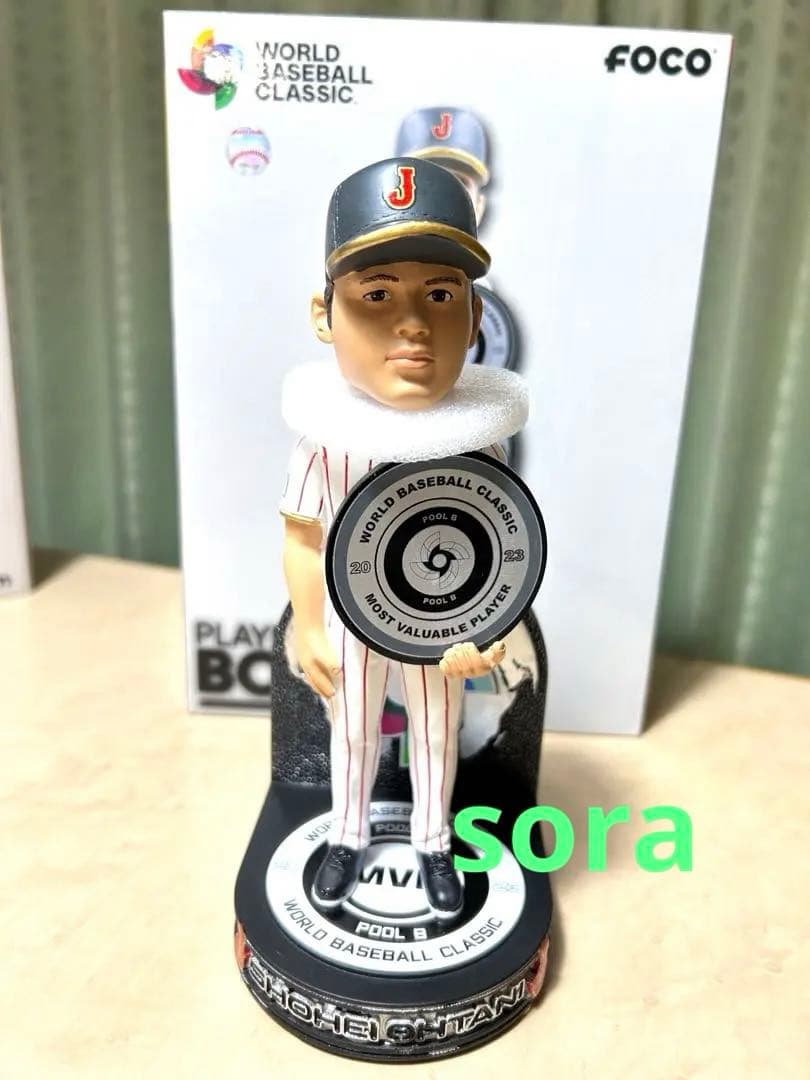 侍JAPAN 大谷翔平 wbc プールb MVP ボブルヘッド 新品