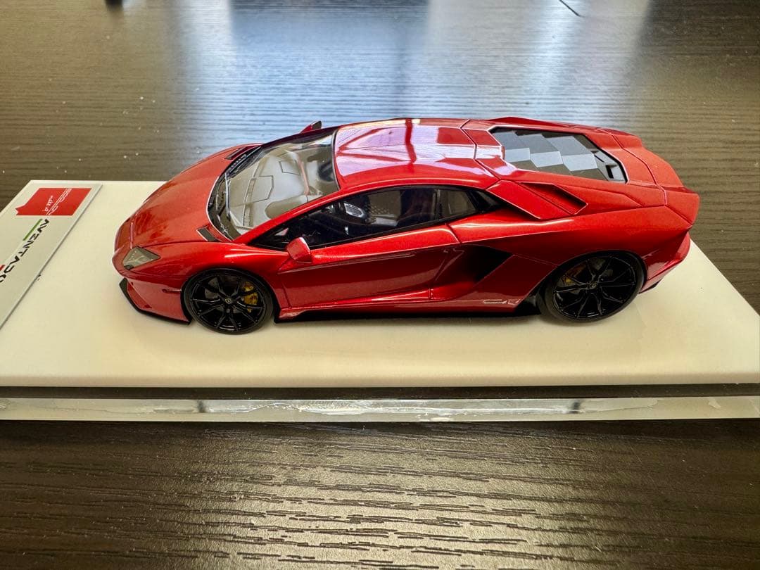 Lamborghini Aventador S 赤1/43 Make Up製