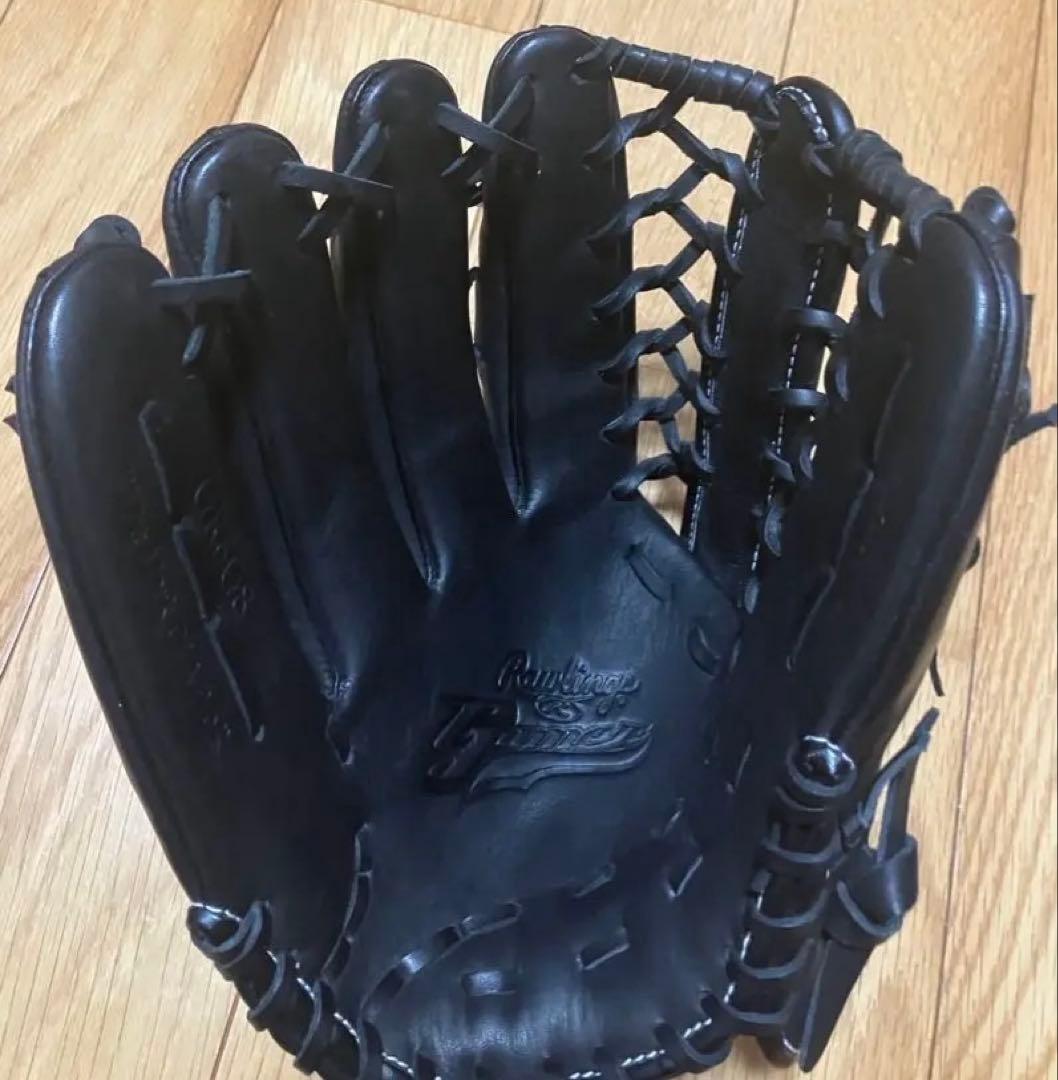 Rawlings ローリングス　軟式　グローブゲーマ ー　ブラック左投げ外野手用