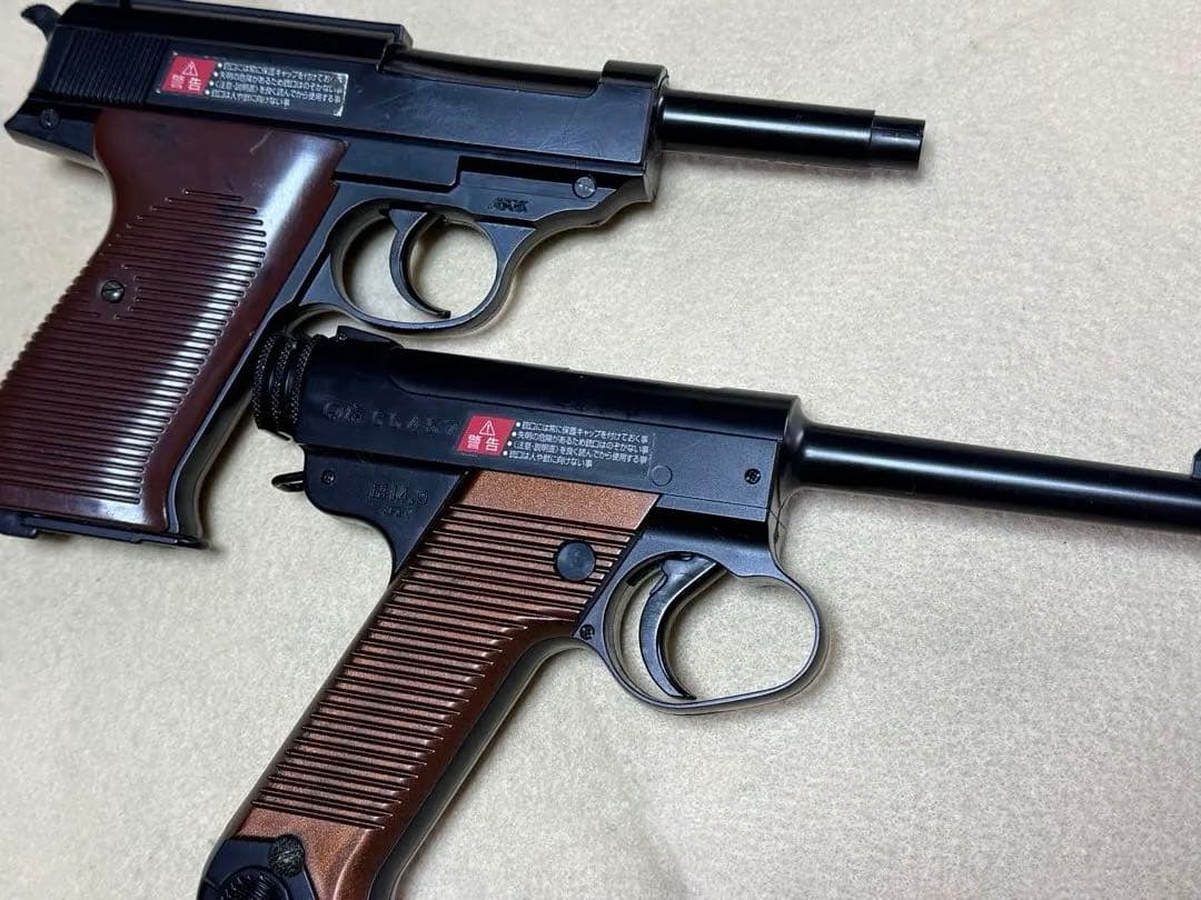 東京マルイ ワルサー Walther P38 2丁セットで 十四年式もあります