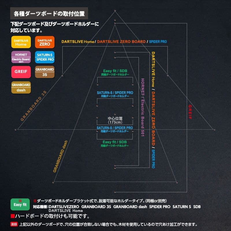 DARTSLIVE  ダーツライブマットアルテミスダーツスタンドセット