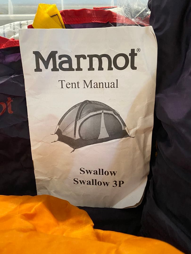 Marmot Swallow 3P テント