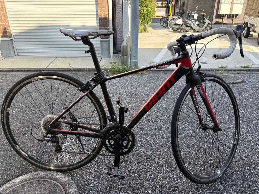 GIANT DEFY 1 ロードバイク 赤黒引取りのみ