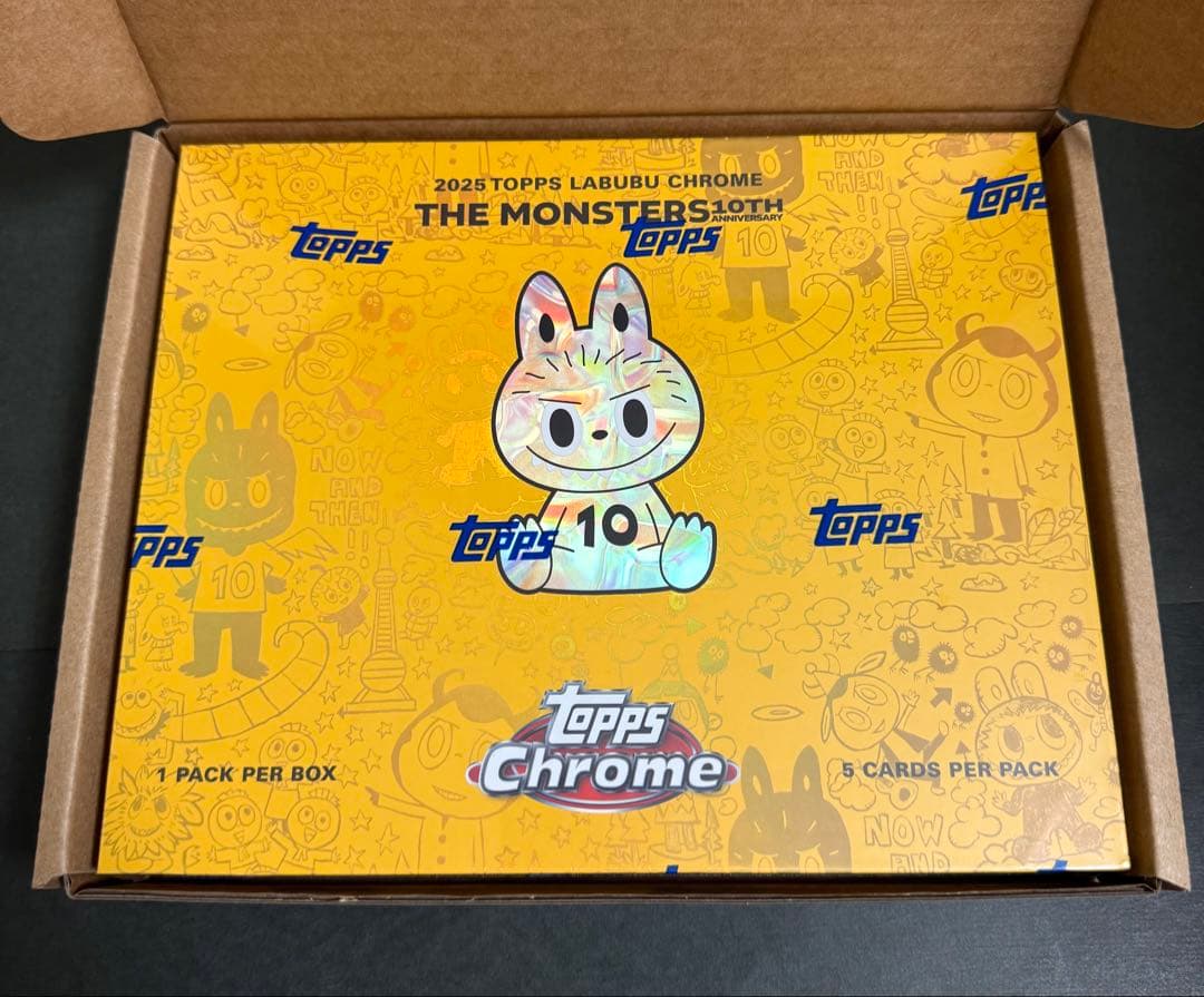 2025 Topps Chrome Labubu ラブブ カード 5BOX