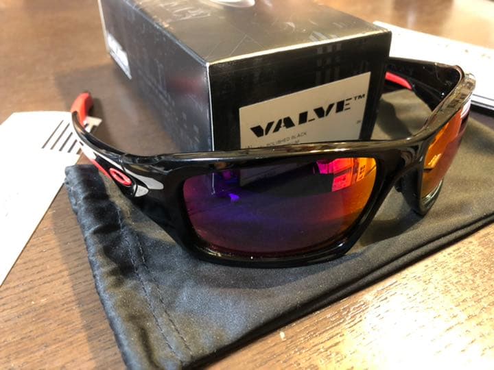 【１回のみ使用❣️】OAKLEY VALVE レッドイリジウム／ブラックポリッシュ