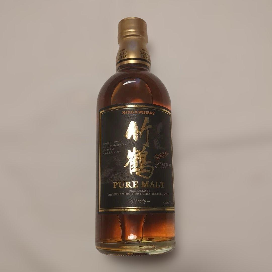 NIKKA 竹鶴 ピュアモルト 黒ラベル 500ml 43%