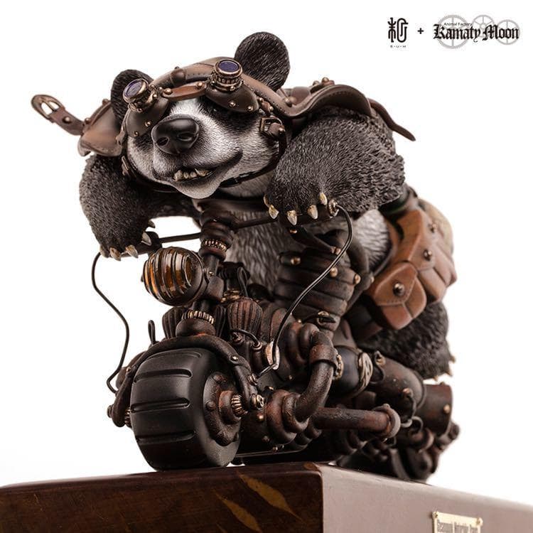 末那末匠　鎌田光司　Steampunk Motorbike Panda