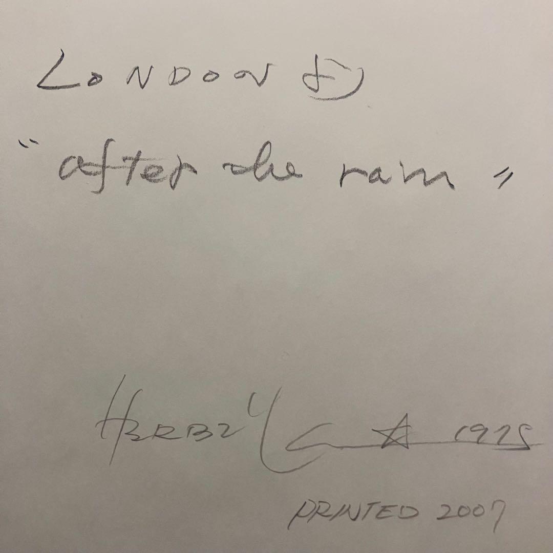空*〕様 ハービー・山口 オリジナルプリント「ロンドンより」【署名入，プリントの