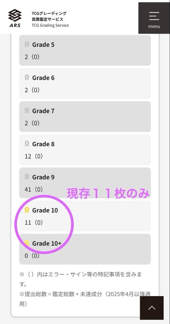 遊戯王/メタル・デビルゾア　初期　ARS Grade10☆