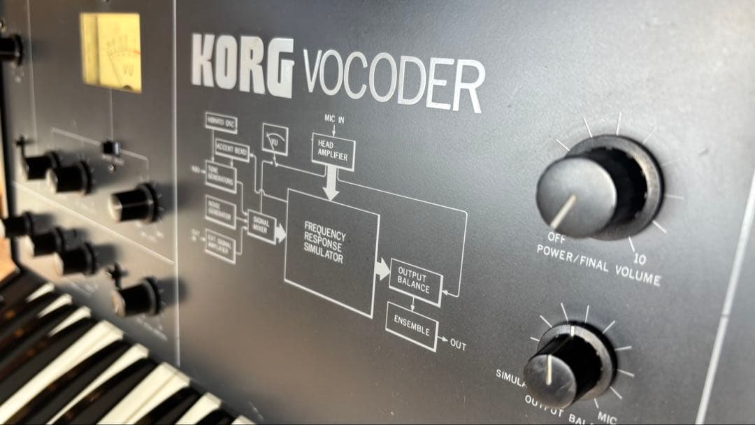 KORG VC-10 ボコーダー　通電ジャンク品