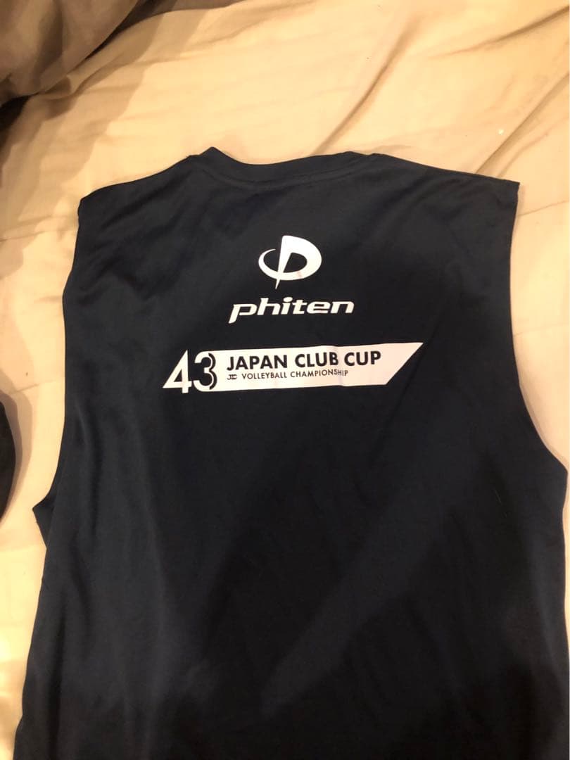 Phiten 43 バレーボールJAPAN CLUB CUP タンクトップ 3L