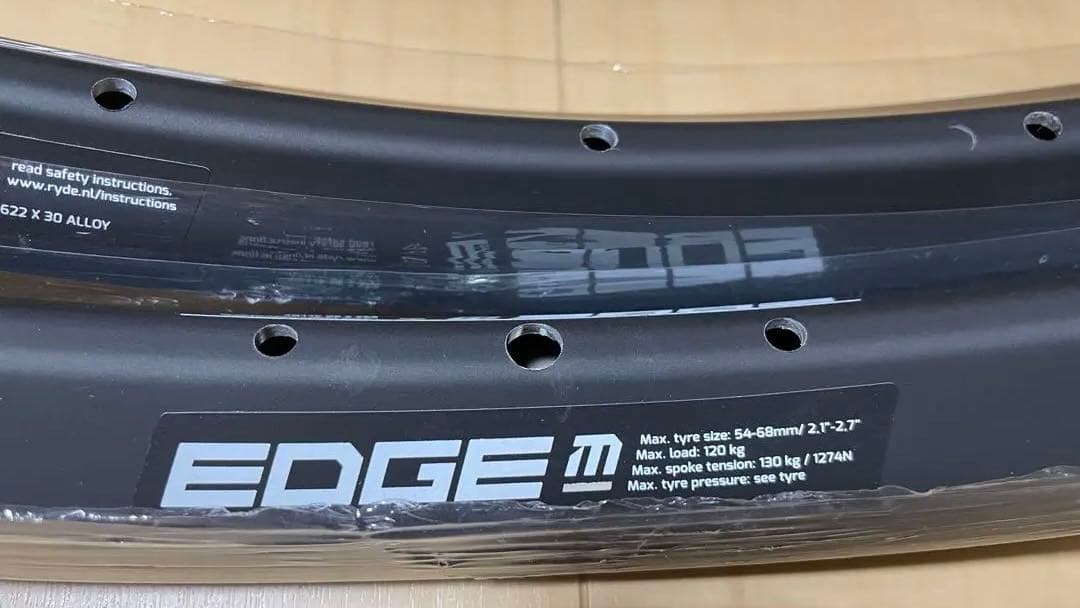 最終セール RYDE EDGE M30OS 29インチ32H リム 2本組