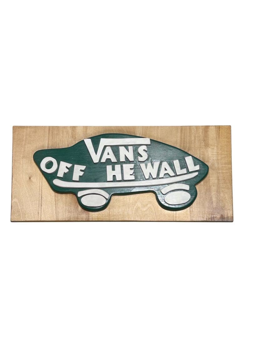 超レア 販促 非売品 VANS バンズ OFF THE WALL 木製 看板