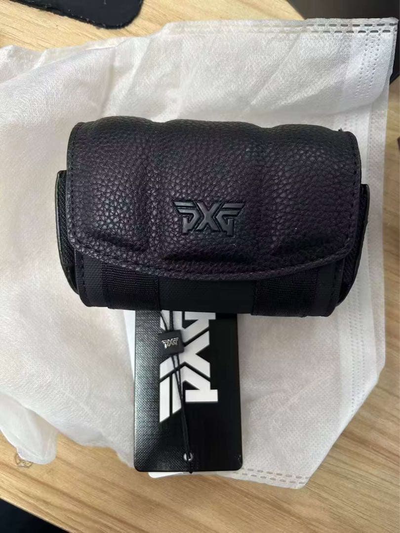 PXG ゴルフポーチ ウエストバッグポーチ ブラック人気