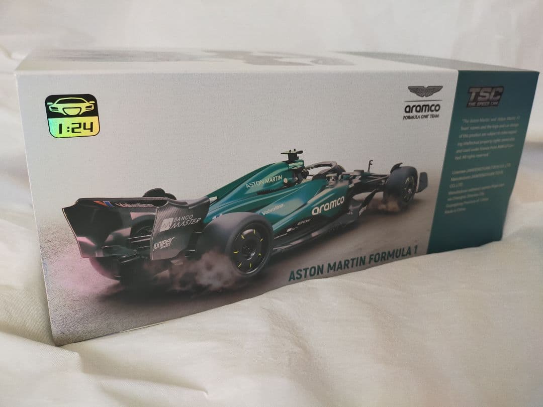 【中古】1/24 アストンマーティン アラムコ F1ミニカー AMR24