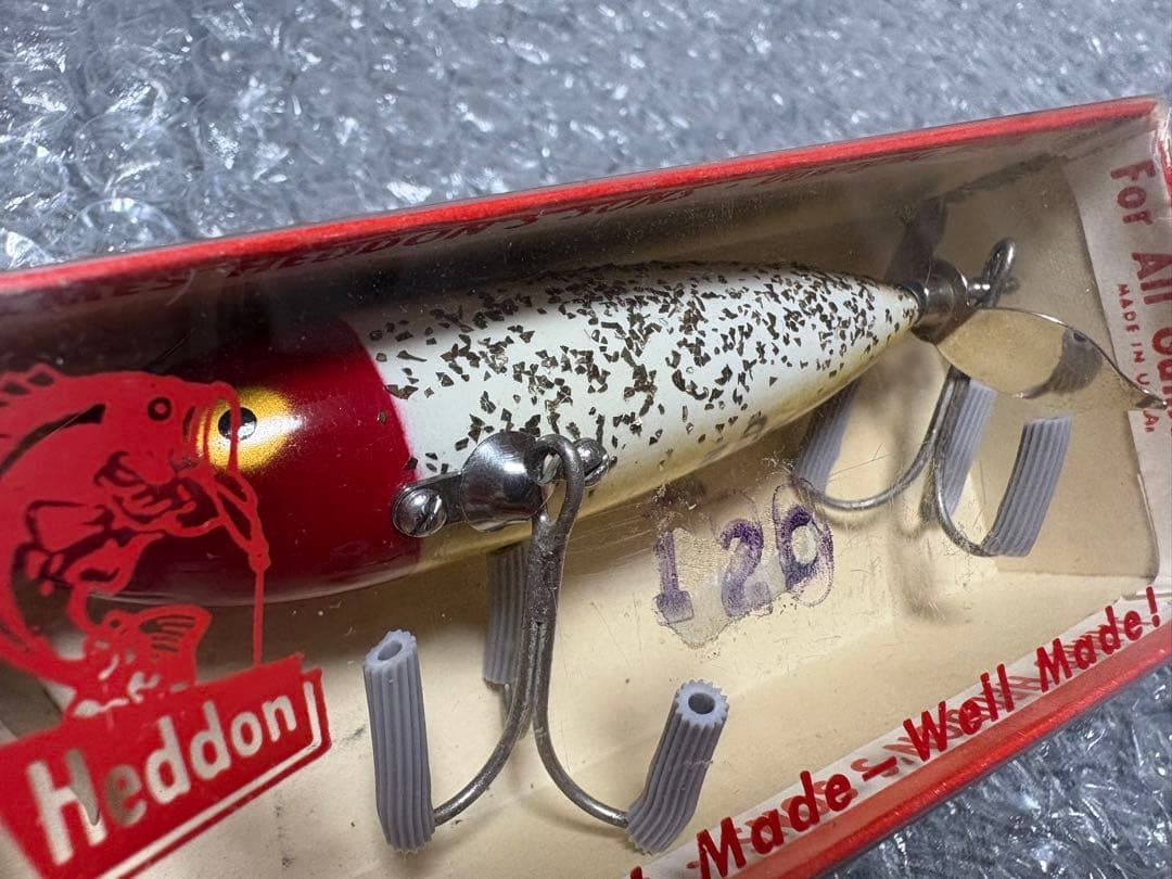 オールドヘドン　ウンデッドスプーク　1950年代　超希少　金目　HEDDON