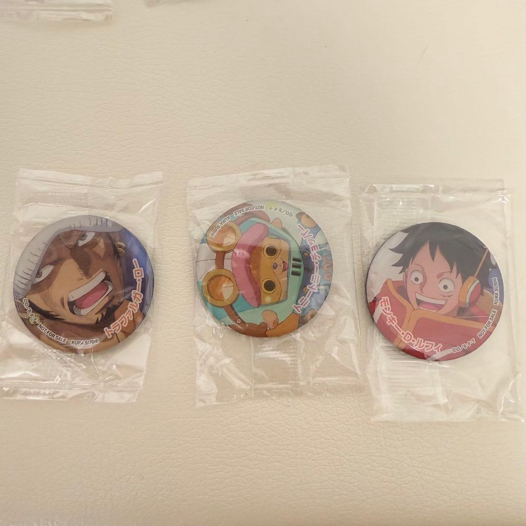 ONE PIECE ワンピース くら寿司コラボ マグネット 3点選択 300円