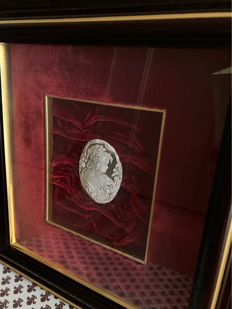 お値下げ！イタリア　カメオ　額