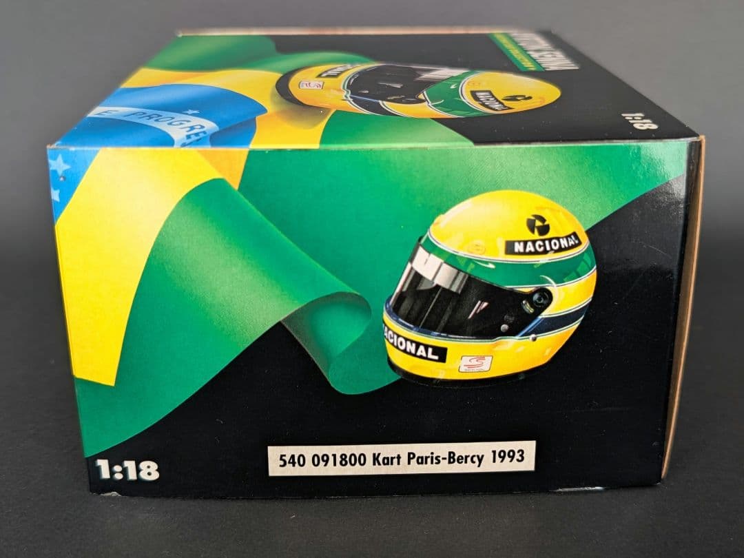 ミニチャンプス 1/18 A.セナ Kart Paris-Bercy 1993
