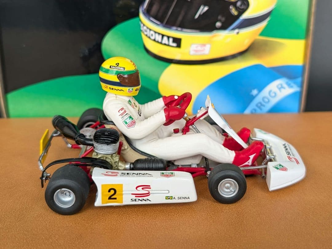 ミニチャンプス 1/18 A.セナ Kart Paris-Bercy 1993