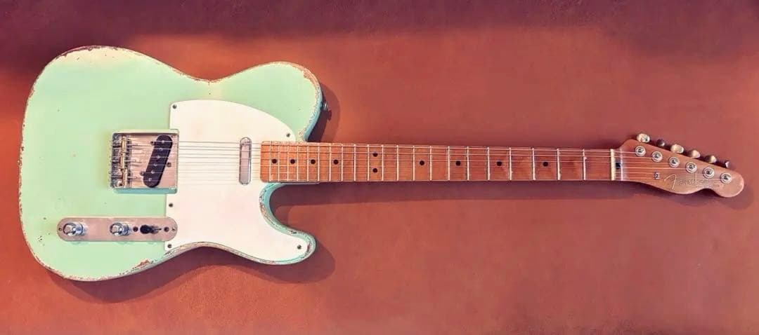 fender JAPAN テレキャスター レリック サーフグリーン