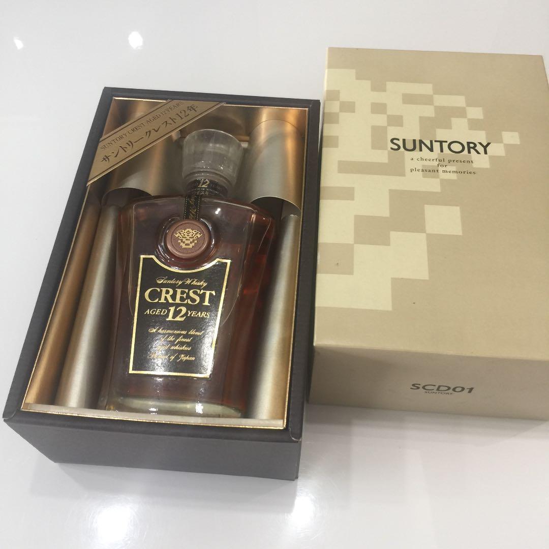 SUNTORY CREST サントリーウイスキー クレストキャンター12年