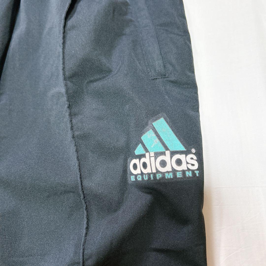 【希少】90s adidas EQUIPMENT ジャージ 上下 L ブラック